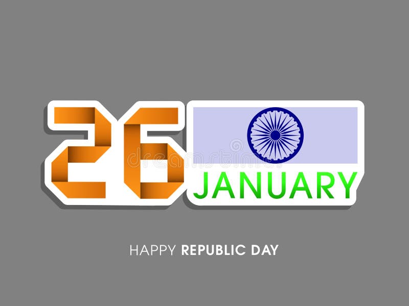Illustration of Indian Republic Day,26th January. Stock Vector ...