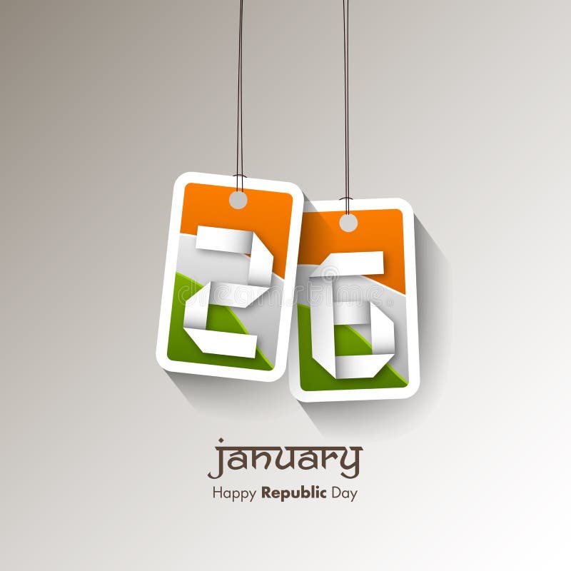 Illustration of Indian Republic Day,26th January. Stock Vector ...