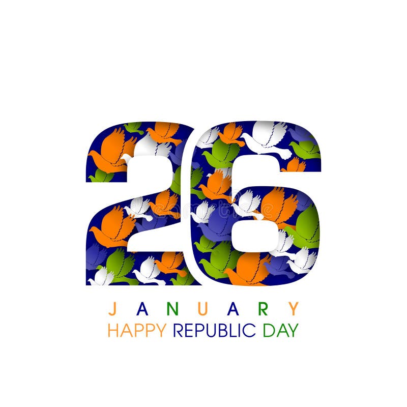 Illustration of Indian Republic Day,26th January. Stock Vector ...
