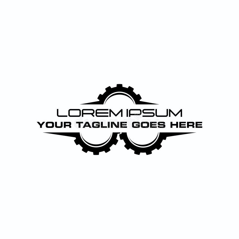 Gear Logo. Gear Shape Design. Machine Component Image. Abstract Gear ...