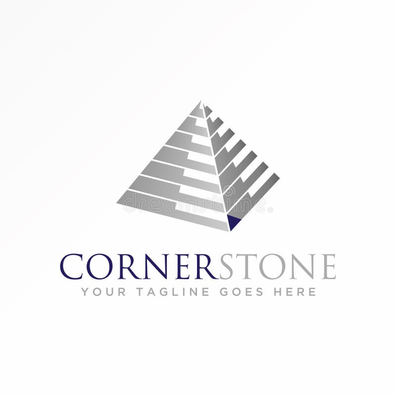 Triangle Logo Free Vector Stock. Building Abstract Design Concept ...