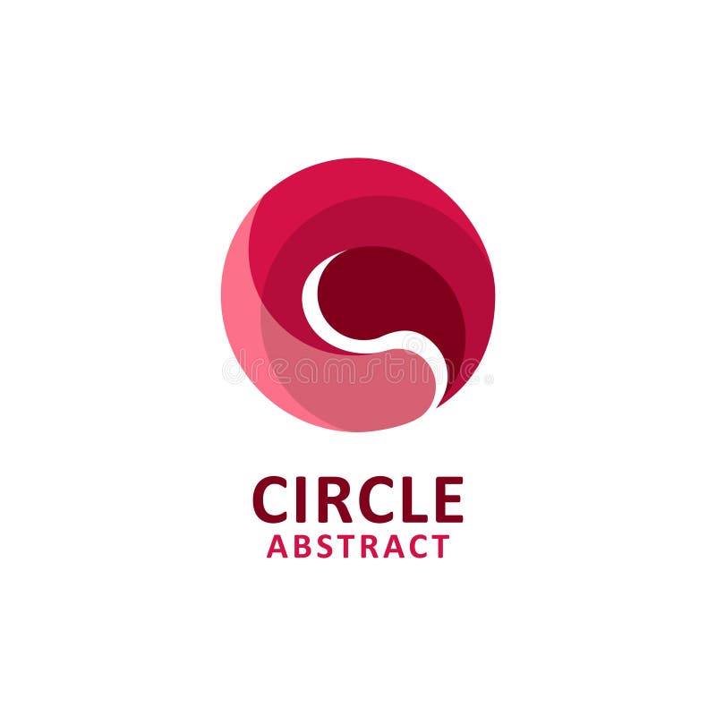 Abstract round logo design stock vector. Illustration of creative ...