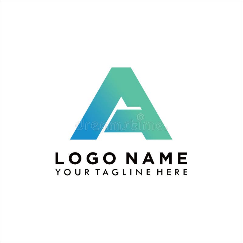 Creative Letter a Logo Design Vector Template Stock Vector ...