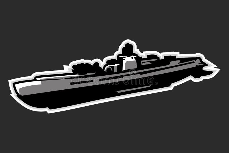 Japanese World War II Submarine Stock Vector - Illustration of army ...