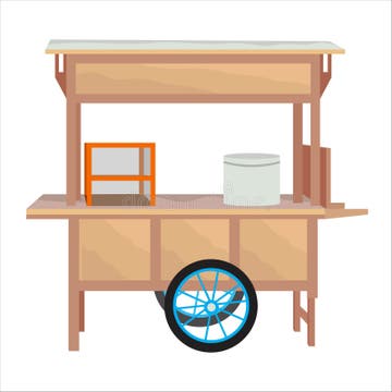 Gerobak Stock Illustrations – 68 Gerobak Stock Illustrations, Vectors ...