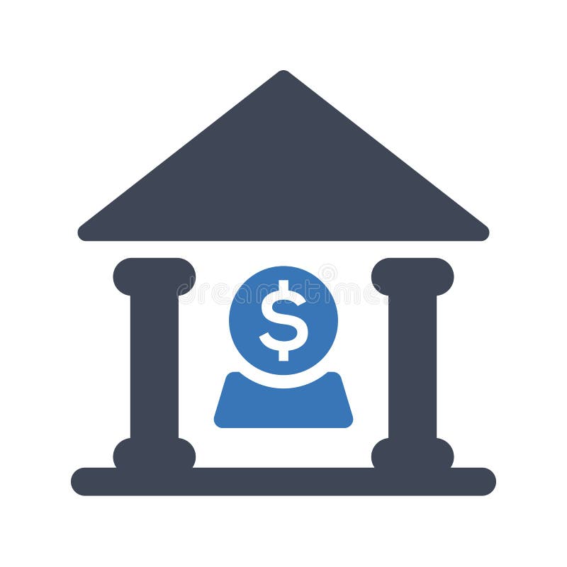 Bank Deposit Icon. Vector Graphics Stock Vector - Illustration of ...