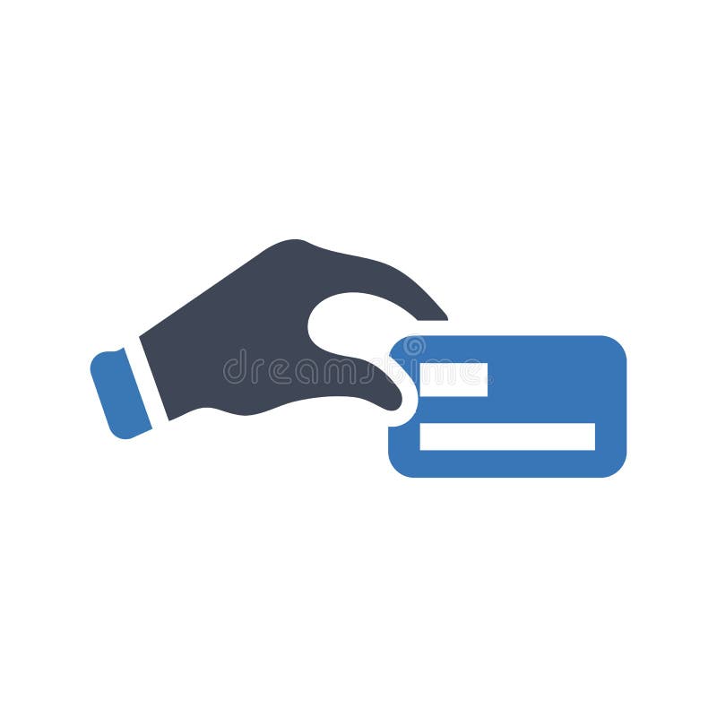 Payment Card Icon. Vector Graphics Stock Vector - Illustration of ...