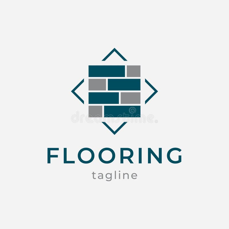 Flooring Logo Design Inspiration Vector Template Stock Vector ...