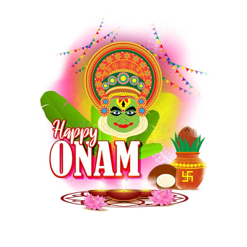Onam Festival Face Illustration Stock Illustrations – 464 Onam Festival ...