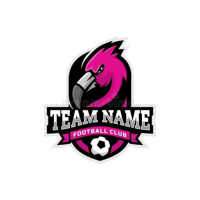 Flamingo Soccer Logo