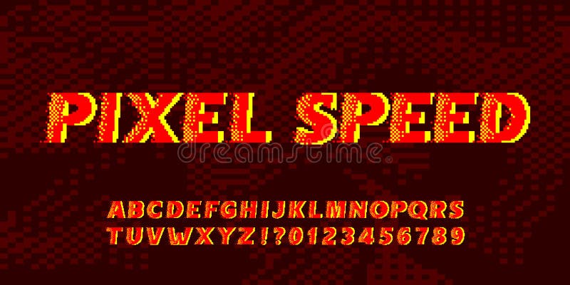 Fast Wind Alphabet Font. Speed Effect Letters, Numbers and Symbols ...