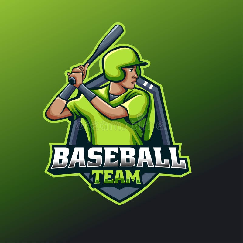 Baseball Team Mascot Logo Template. Perfect for Baseball Team ...