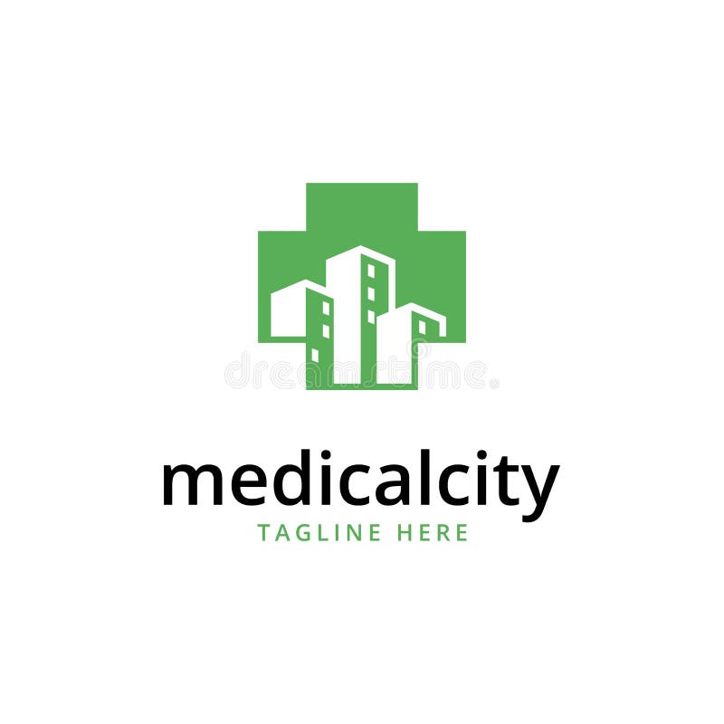 Medical City Logo Design Symbol Vector Template Stock Vector ...