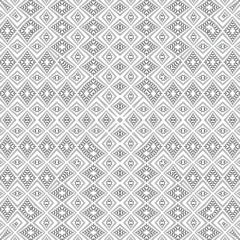 Radial Geometry Stitching Damask Embroidery Geometric Vector Seamless ...