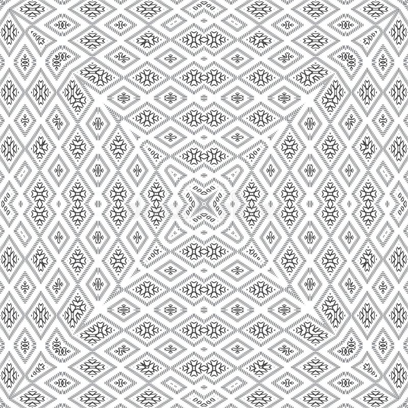 Star Geometry Stitching Damask Embroidery Geometric Vector Seamless ...