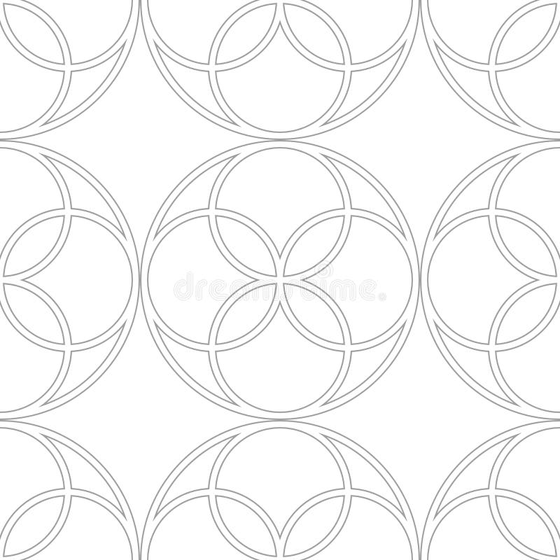Seamless Pattern Design with Intricate Geometrical Shapes. Stock Vector ...