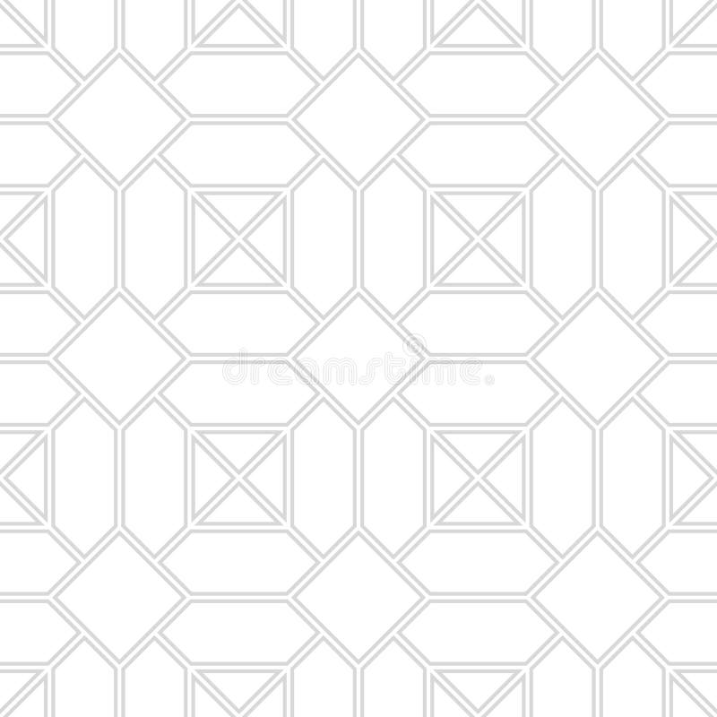 Seamless Pattern Design with Intricate Geometrical Shapes. Stock Vector ...