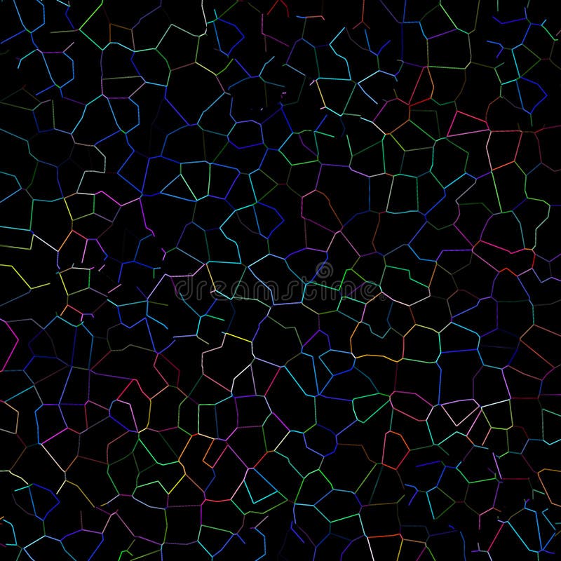 Moving Multicolor Neuro Lines of Abstract Psychedelic Background Stock ...