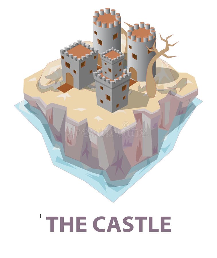 Game Level Map and Island Icon Stock Vector - Illustration of ...