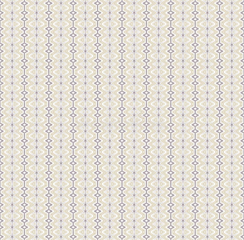 Stitching Damask Embroidery Thread Neutral Colors Vector Seamless ...