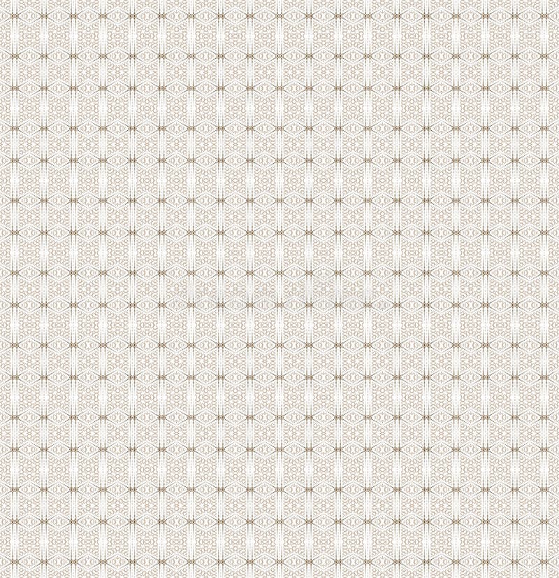 Stitching Damask Embroidery Thread Neutral Colors Vector Seamless ...