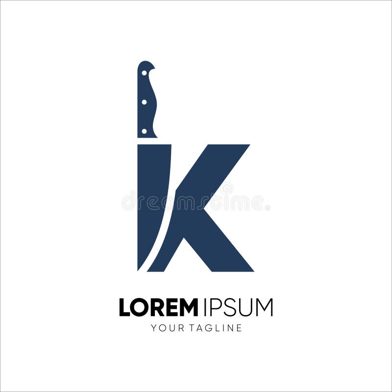 Letter T Knife Logo Design Vector Stock Vector - Illustration of ...