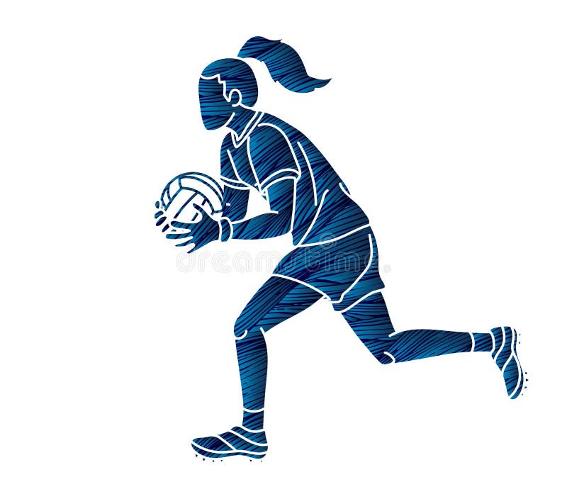 Gaelic football player stock vector. Illustration of traditional - 5844445