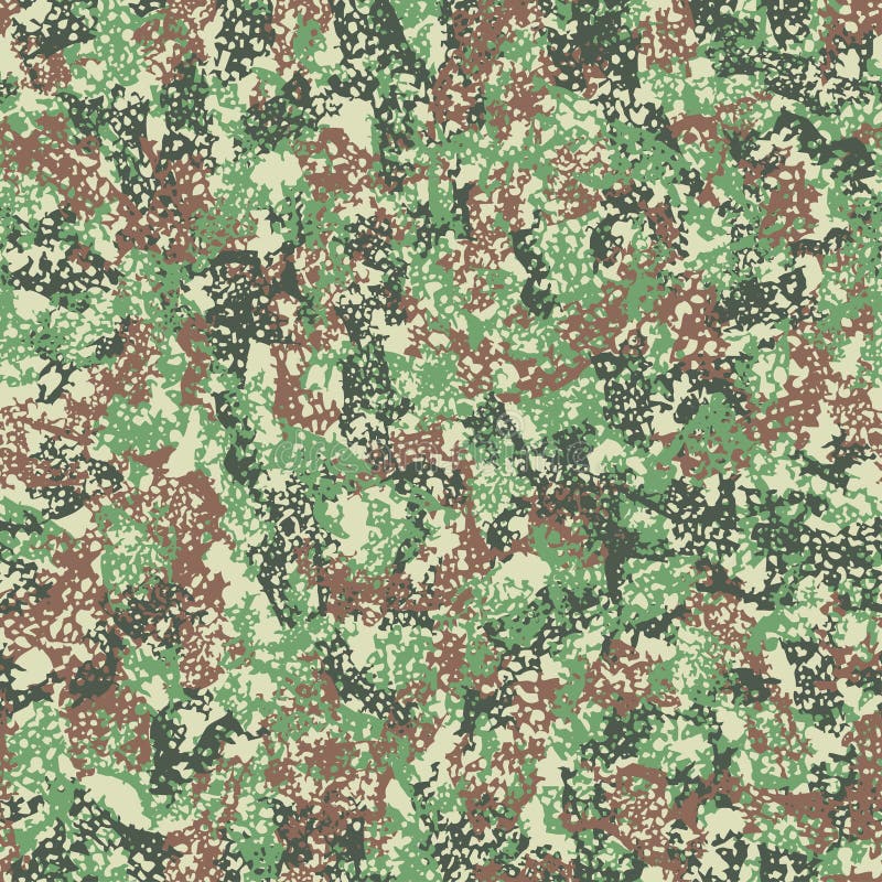 Grunge Seamless Camouflage, Modern Fashion Design. Camo Military ...