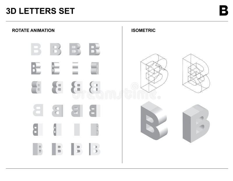 Isometric Drawings Letters Isometric Letter UH Or HU Logo