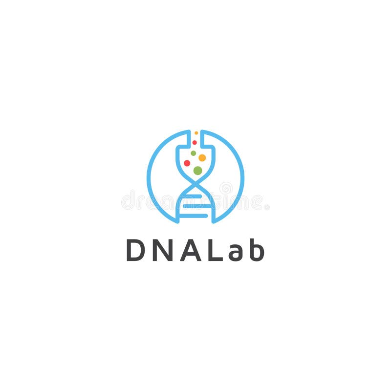 Abstract Helix DNA Lab Logo Icon Design Template Vector Stock Vector - Illustration of atom ...