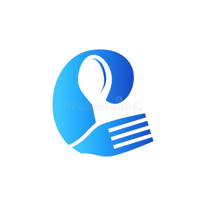 Letter C Spoon and Fork Logo Design Vecktor Stock Vector - Illustration ...