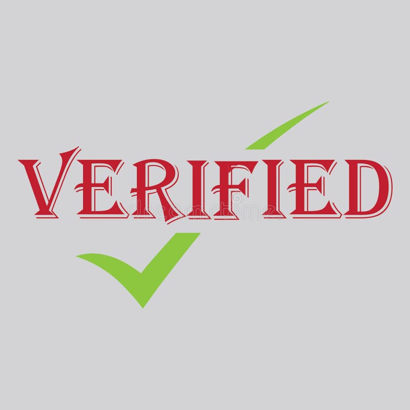 Verified Logo Design Vector Stock Vector - Illustration of ball, medal ...