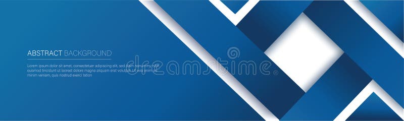 Modern Blue Line Banner. Vector Illustration Stock Vector ...