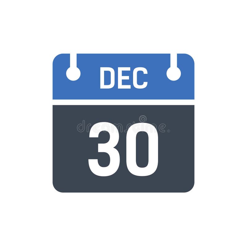 December 30 Calendar, Date, Interface, Time Icon, Web, Internet ...