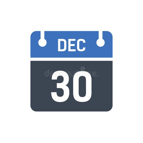 December 30 Calendar, Date, Interface, Time Icon, Web, Internet ...