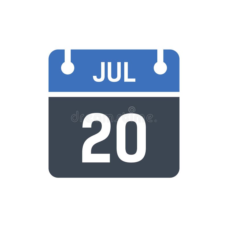 July 20 Calendar, Date, Interface, Time Icon, Web, Internet, Setting ...