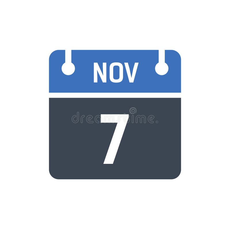 November 7 Calendar, Date, Interface, Time Icon, Web, Internet, Setting ...