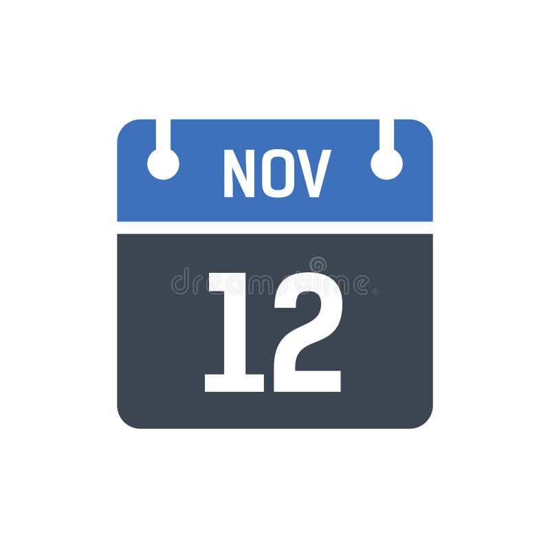November 12 Calendar, Date, Interface, Time Icon, Web, Internet ...