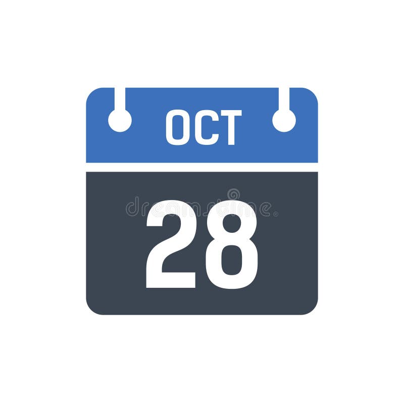 October 28 Calendar, Date, Interface, Time Icon, Web, Internet, Setting ...