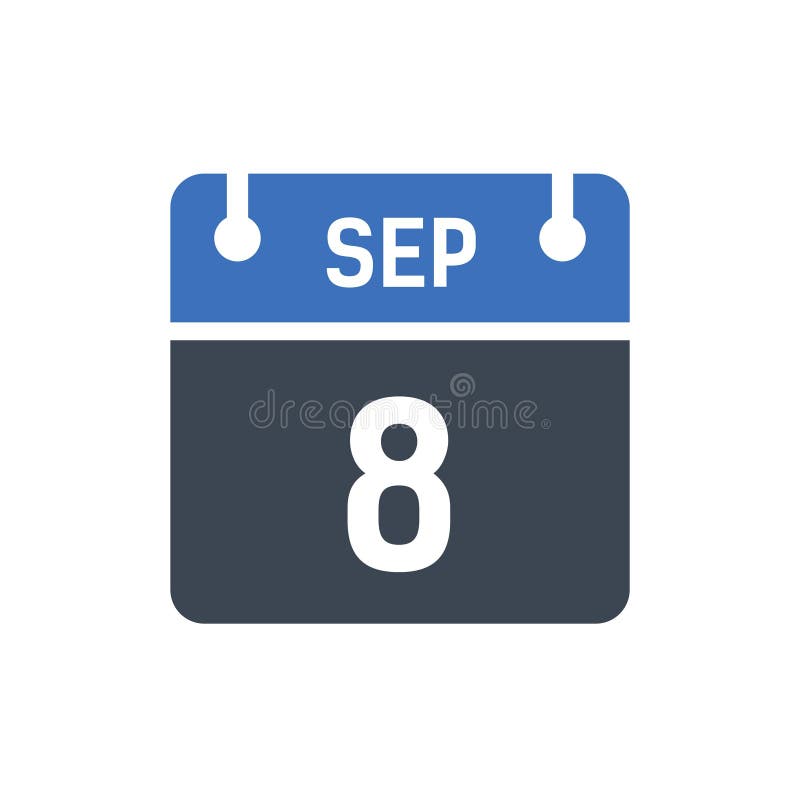 September 8 Calendar, Date, Interface, Time Icon, Web, Internet ...