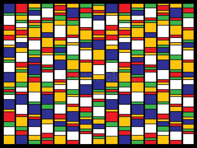 Print Vector Pattern of Primary Colour Blocks Stock Vector ...