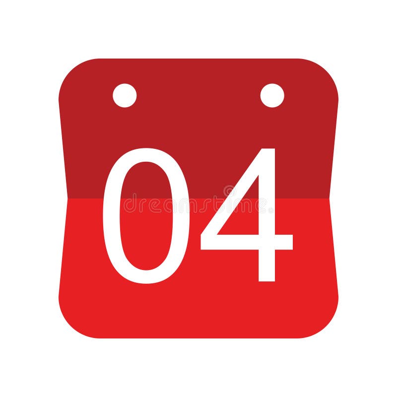 04 Event Date Icon, Calendar Date Icon Stock Vector - Illustration of ...