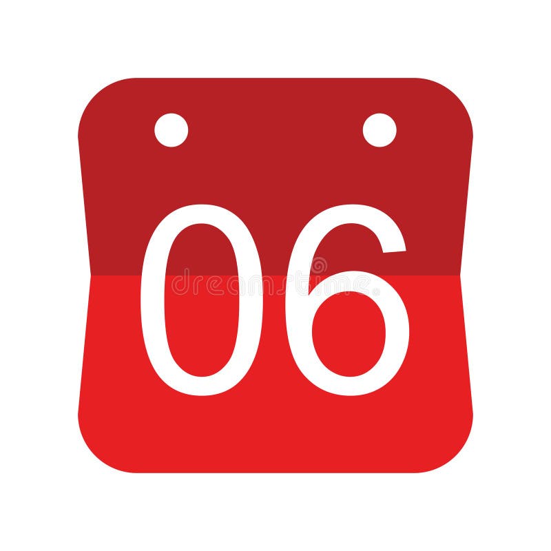 06 Event Date Icon, Calendar Date Icon Stock Vector - Illustration of ...