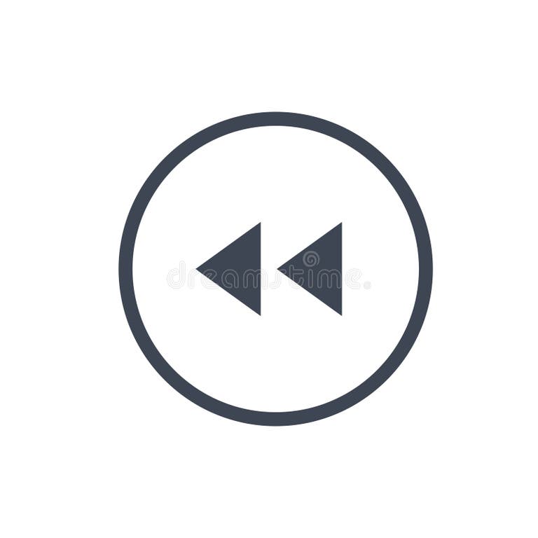 Back Button Icons, Backward, Backward Button, Fast Forward Button Stock ...
