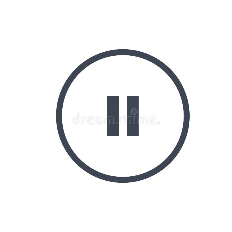 Halt, Pause, Stop, Stop Button, Stop Video Icon, Media, Player ...