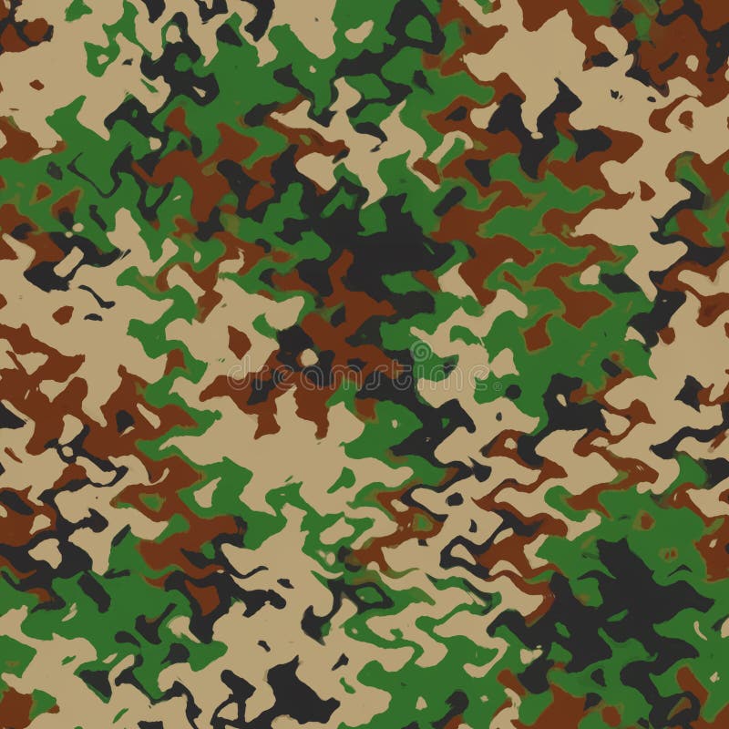 Camouflage Wave Pattern Background. Camo Repeat Print. Ripple Effect ...