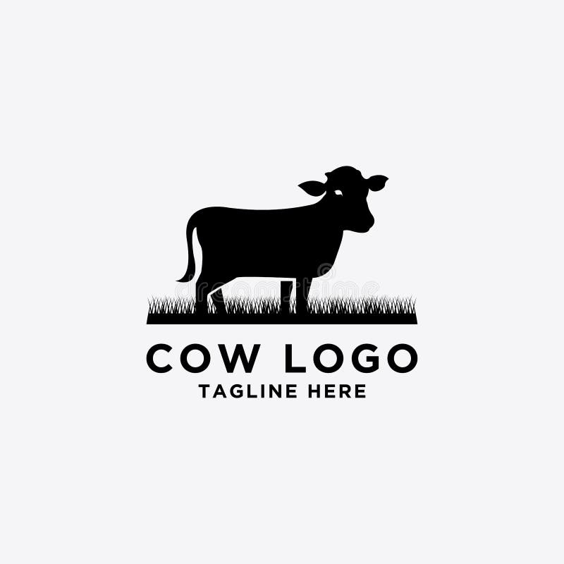 Collection of Cattle Logo Vector. Cow Design Stock Vector ...