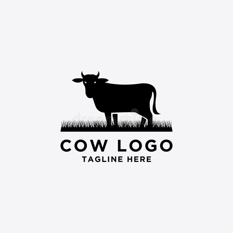 Collection of Cattle Logo Vector. Cow Design Stock Vector ...