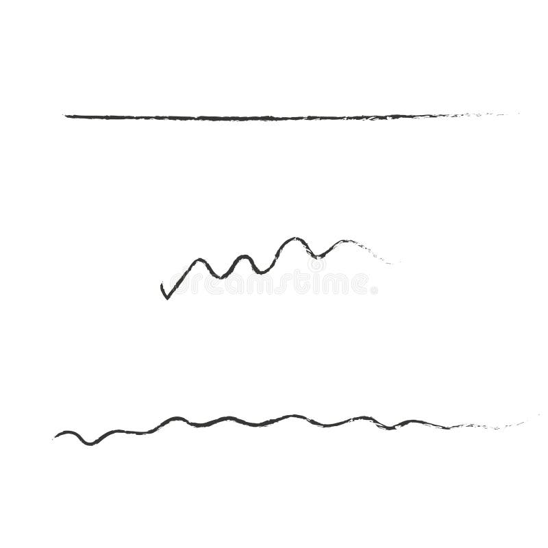 Wavy lines for your design stock vector. Illustration of scribble ...