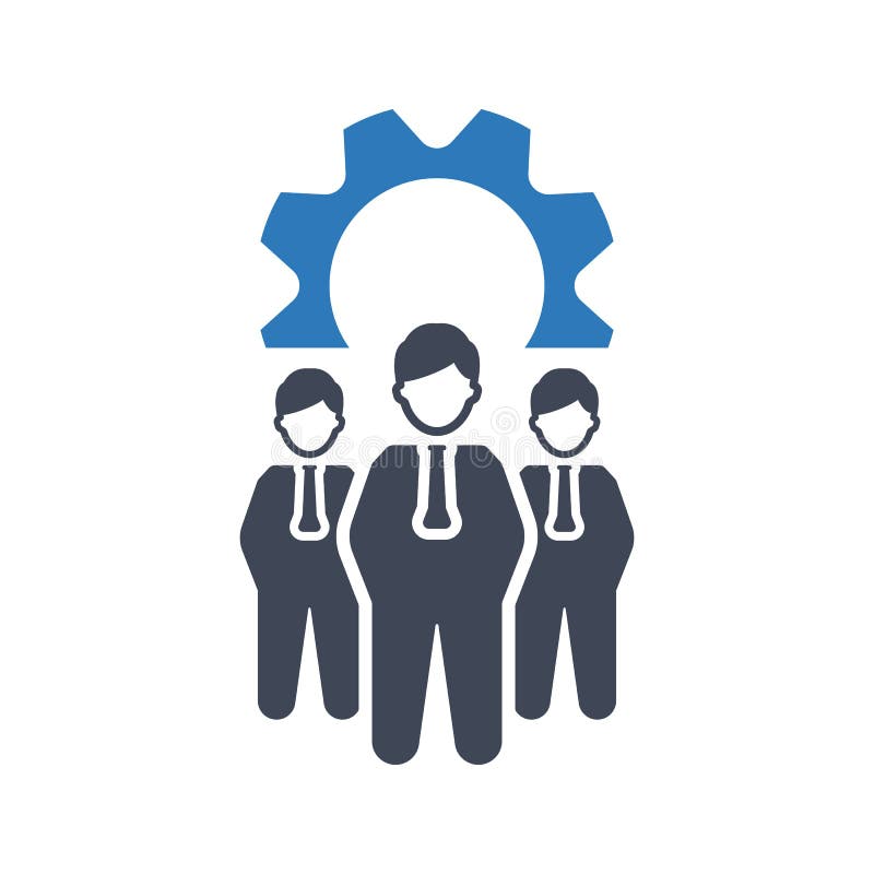 Business Expert Support Team Icon. Vector Graphics Stock Vector ...